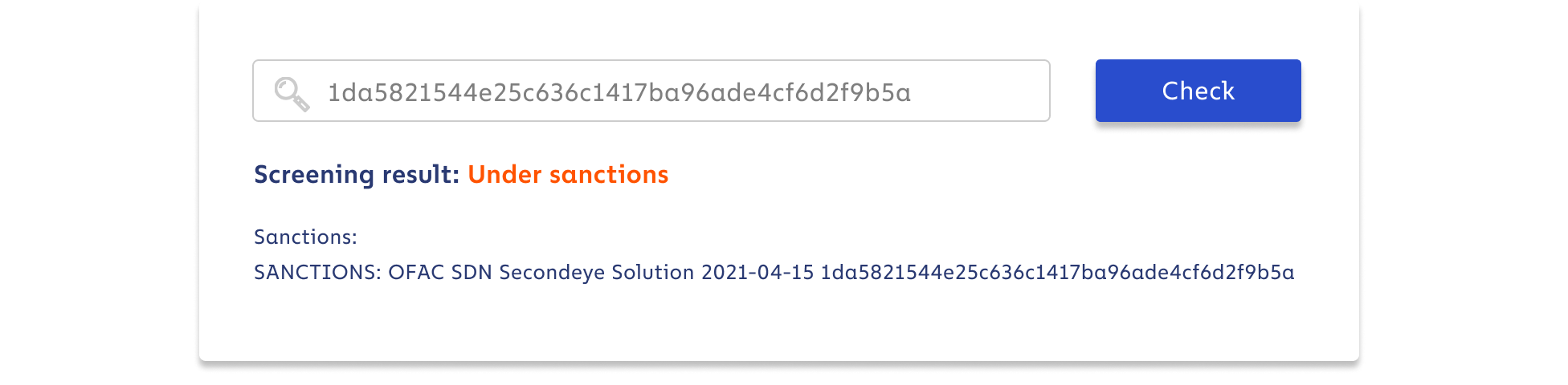 Free Crypto Sanctions Screening Tools - Chainalysis