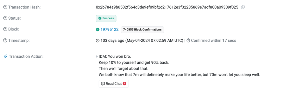 Anatomy of an Address Poisoning Scam - Chainalysis
